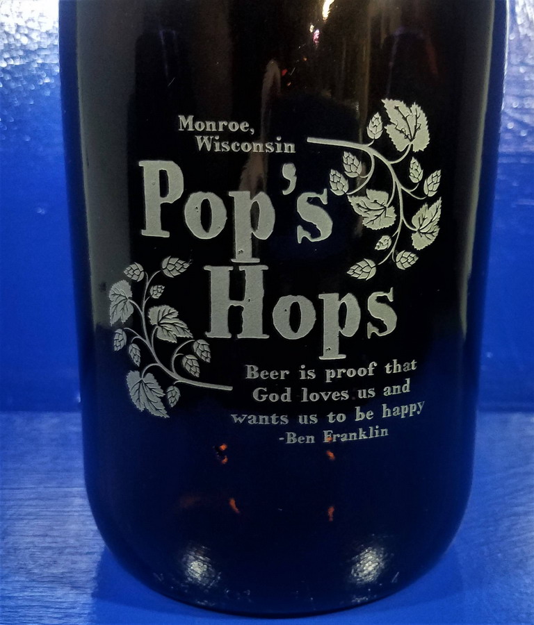 Customized 64 oz Growler | Fantasy Glassworks - Rockford, IL